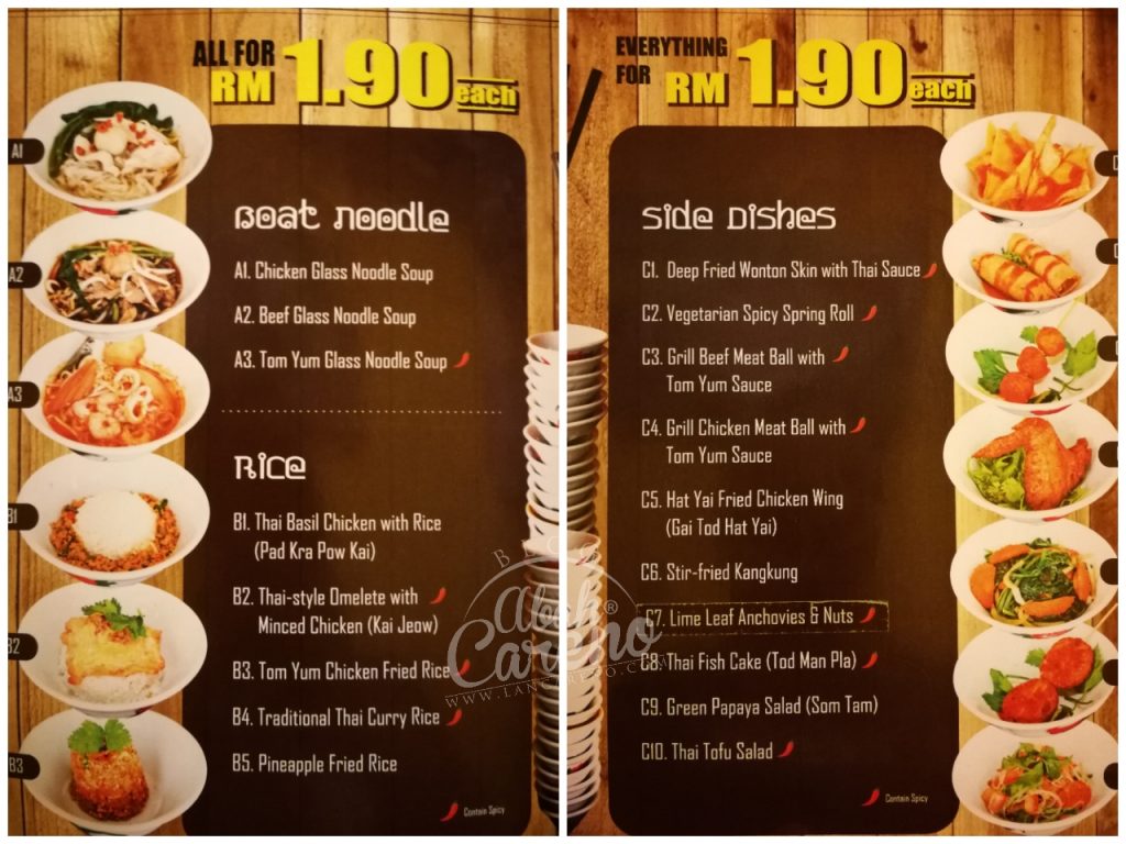 Tersinggah Restoran Aroi Thai... Best rupanya makan kat sini... Menu ...